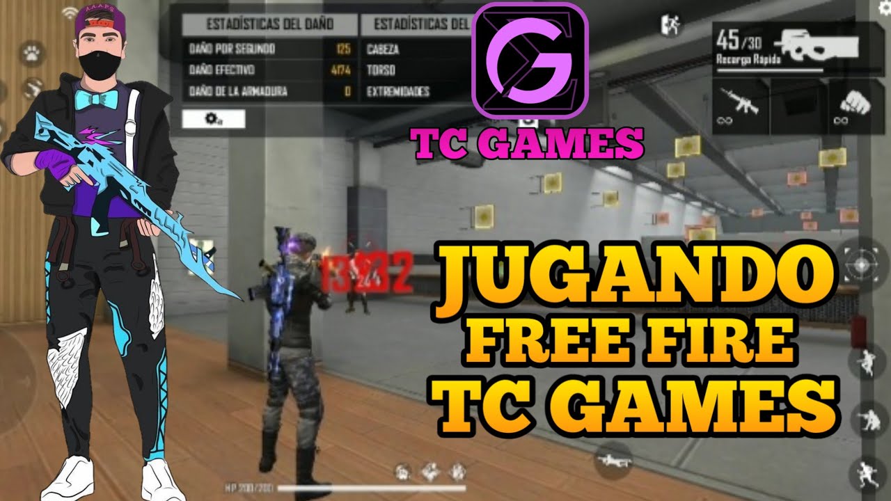 JUGANDO FREE FIRE TC GAMES "ANTONIO" - YouTube