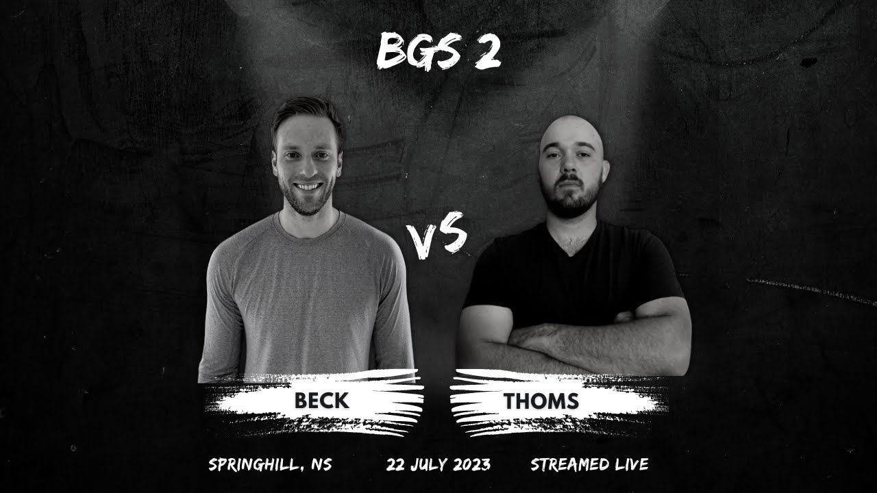 BGS 2 - Colin Beck vs Alex Thoms - YouTube