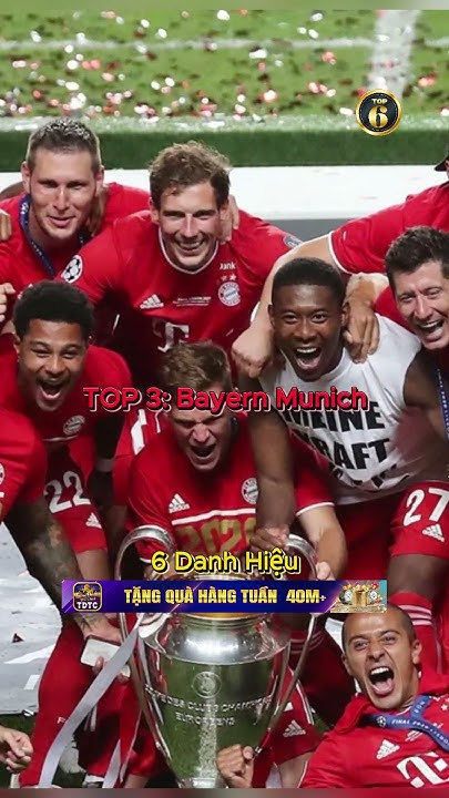 ĐỘI BÓNG VÔ ĐỊCH NHIỀU NHẤT CHAMPIONS LEAGUE #top6 #top10 #vietnam #tintuc #tinbongda - YouTube