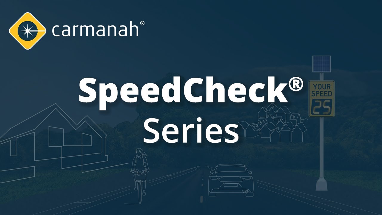 SPEEDCHECK-12 Compact Radar Speed Sign | Carmanah's SpeedCheck® Series ...