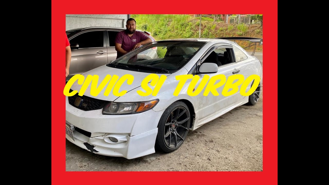 Honda Civic Si K20Z3 turbo con stock internals - YouTube