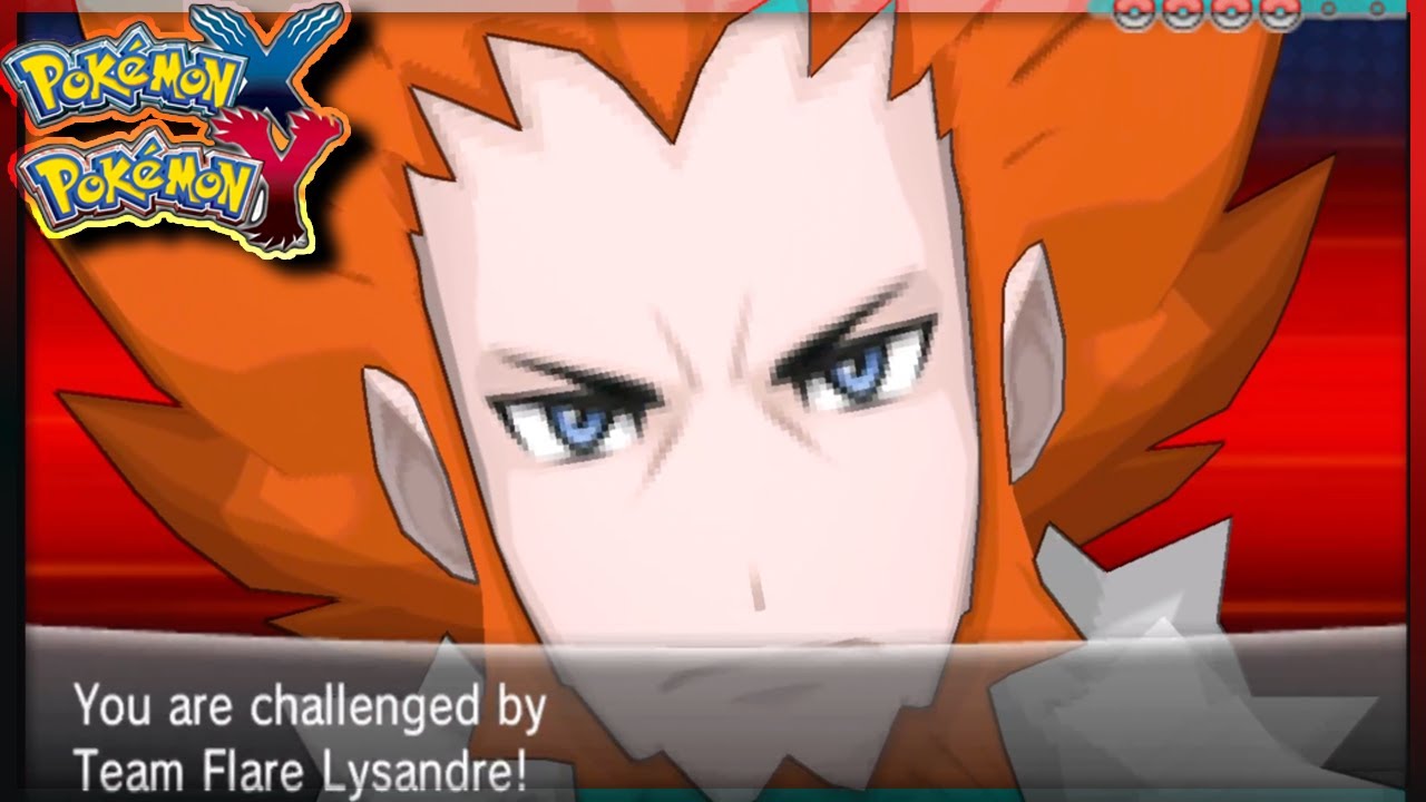 Pokemon X & Y - Team Flare Boss Lysandre Battle! - YouTube