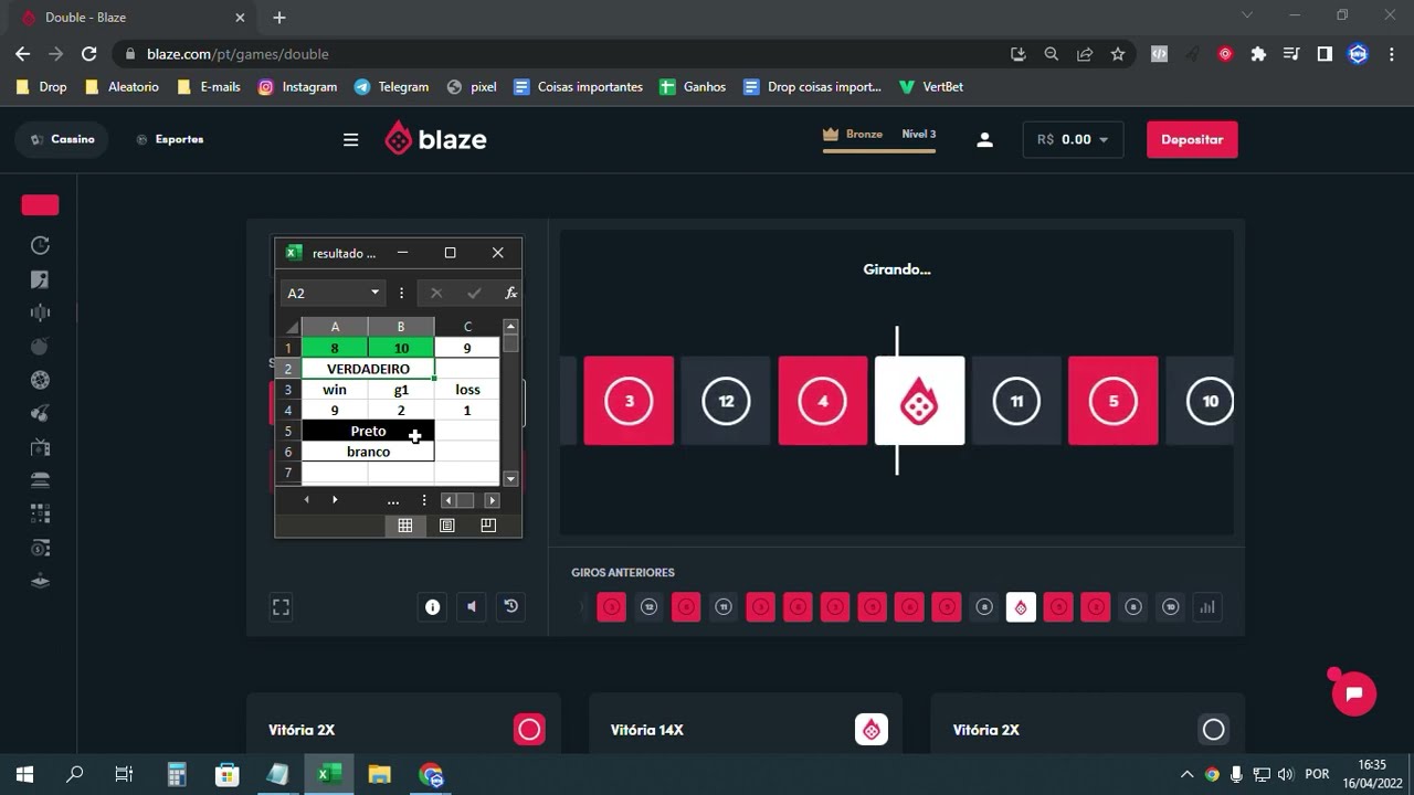 BOT PRA BLAZE - DOUBLE +18 - YouTube