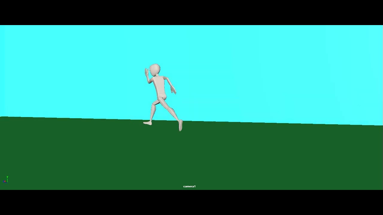 Animación correr y saltar - YouTube
