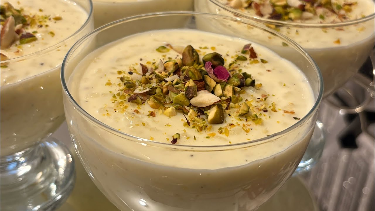 Rice Pudding | Shir Berenj Afghani | Kheer Recipe | شیربرنج که نظیرش را ...