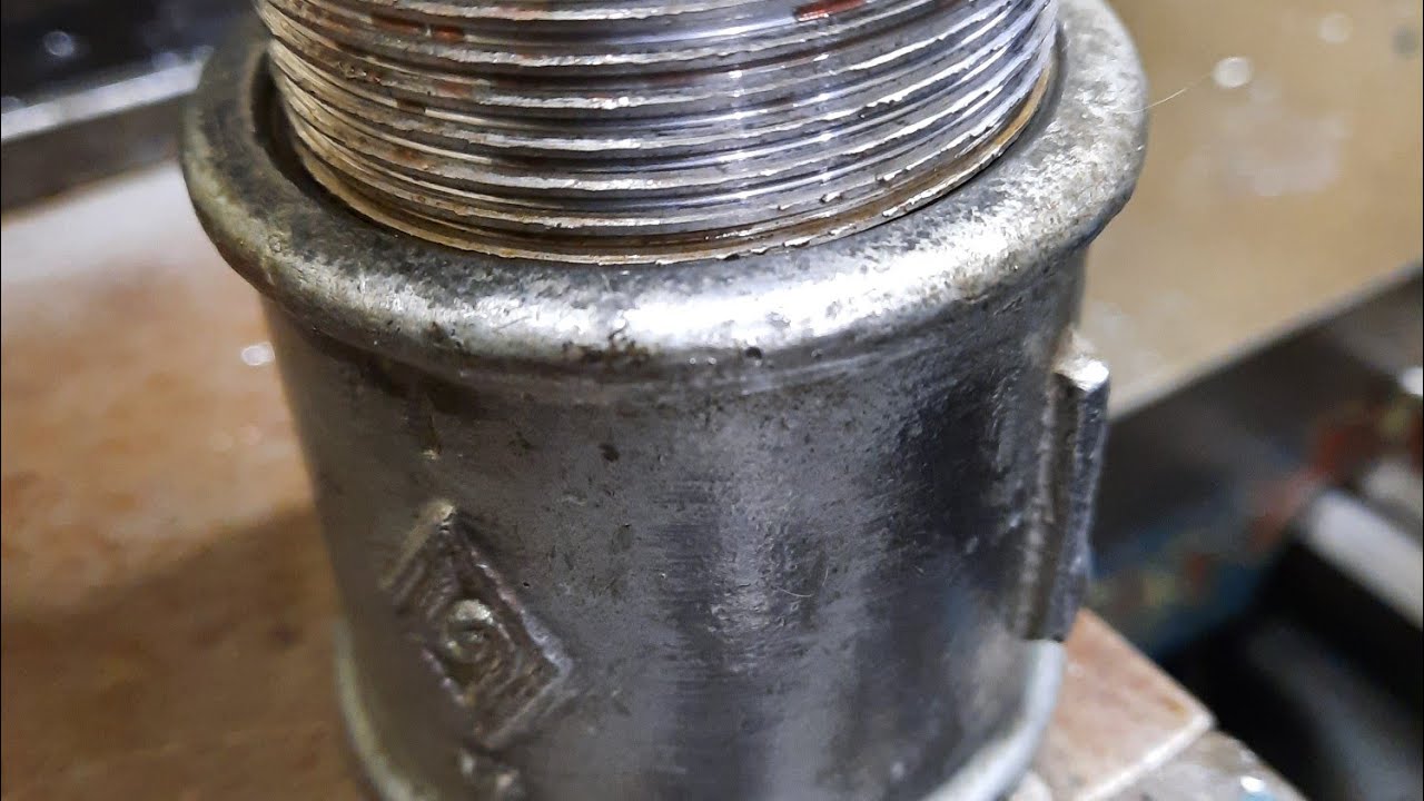 Fabricação de rosca cônica no torno para tubos NPT - detalhes técnicos ...