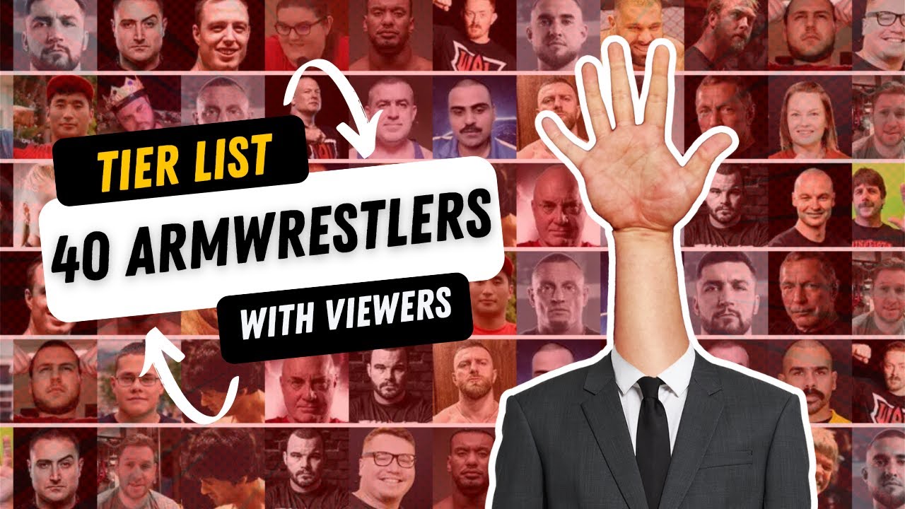 I Ranked 40 Random Arm Wrestlers With My Viewers - YouTube