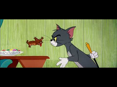 Tom and Jerry - 1954 - Timid Tabby (2/3) with Hanna-Barbera Running Sound Effects 