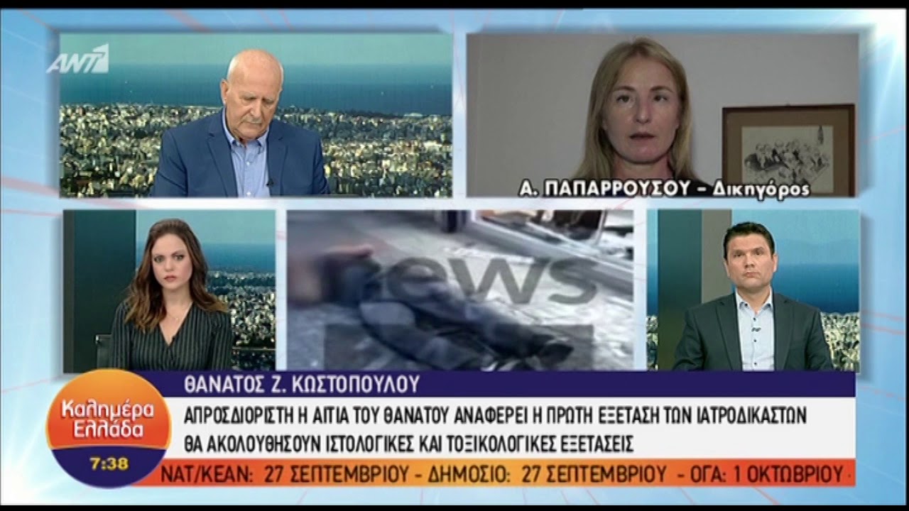 Η δικηγόρος του Κωστόπουλου - YouTube