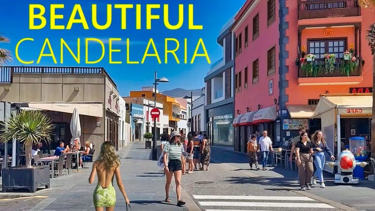 TENERIFE - CANDELARIA SPAIN 🇪🇸 Religious capital of Canary Islands [4K ...