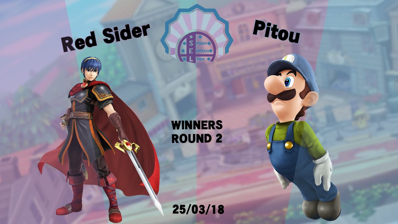 [SEL#2] Winners Round 2 - Red Sider (Marth) vs Pitou (Luigi) - YouTube