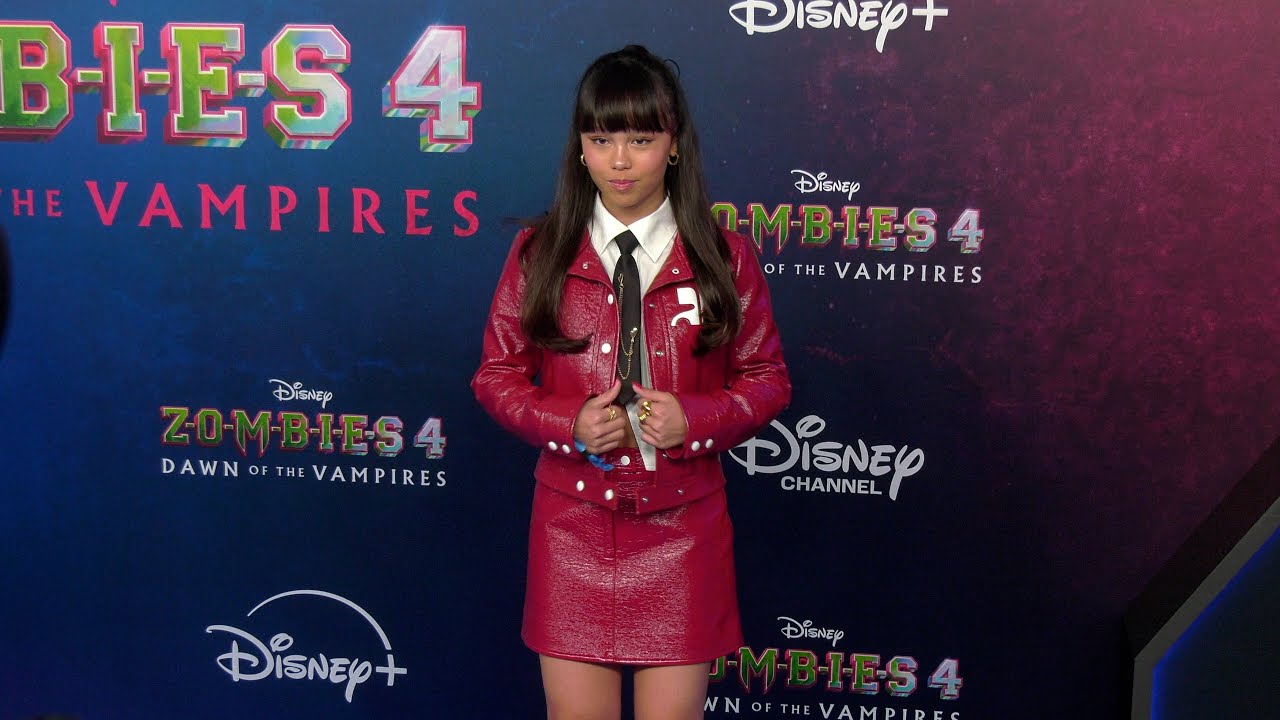 Faith Hedley "Zombies 4: Dawn of the Vampires" Premiere Blue Carpet ...