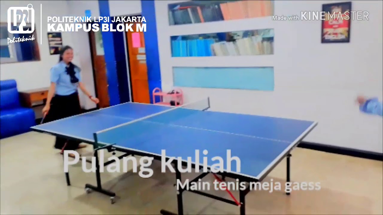 Main tenis meja setelah istirahat kuliah - YouTube