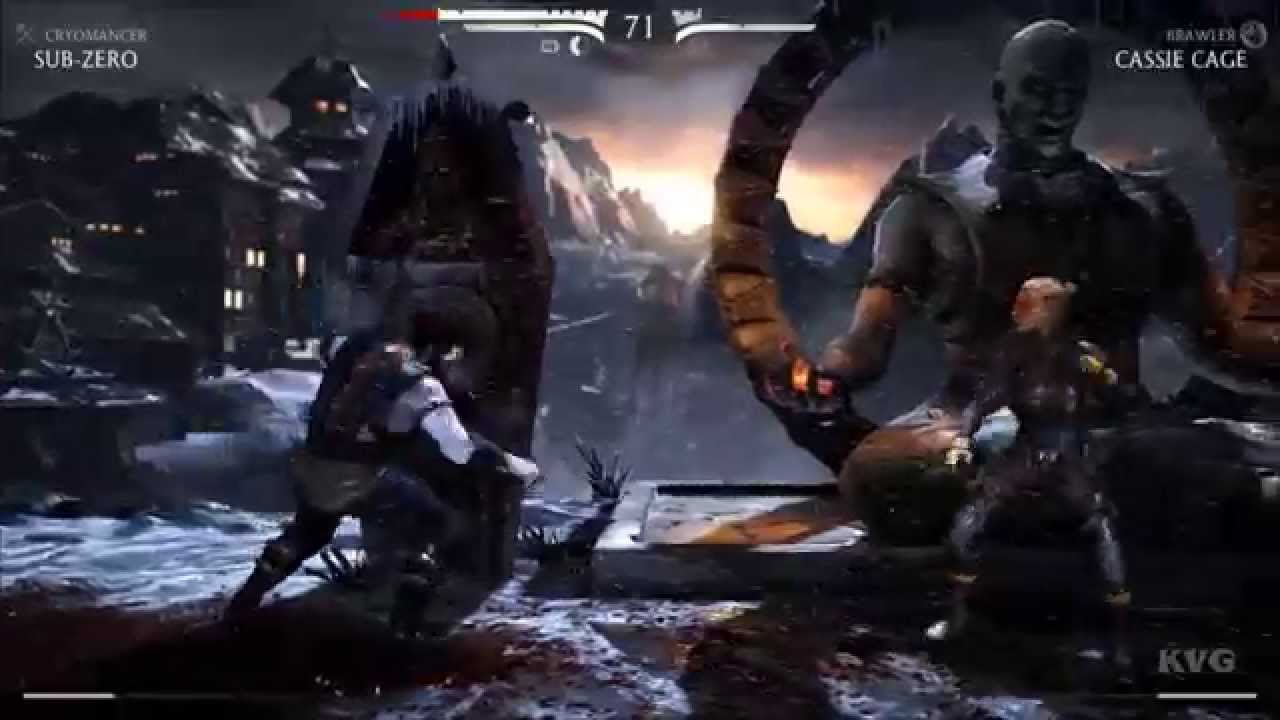 Mortal Kombat X - Sub-Zero vs Cassie Cage (Story Battle 9) (HD) [1080p ...