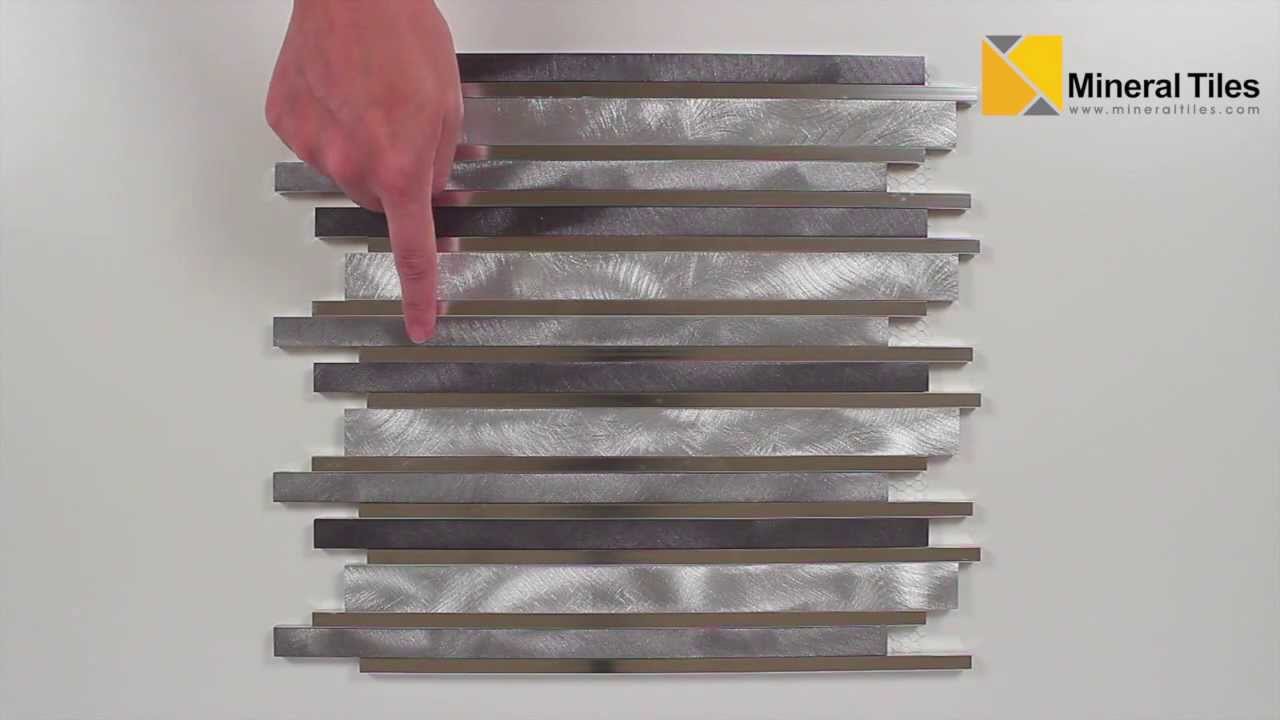 Aluminum Mosaic Tile Modern Bars - 230LFB2168 - YouTube