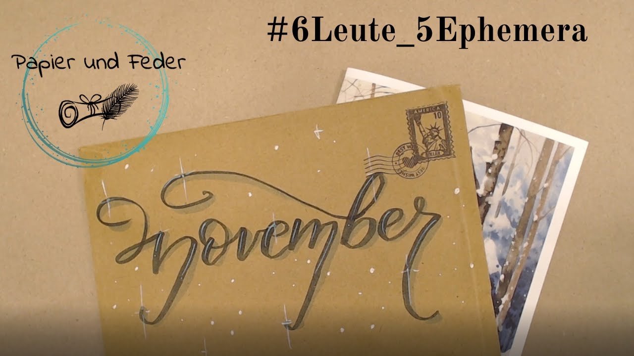 #6Leute_5Ephemera // Tauschaktion Monat November // Die Ephemera aller ...