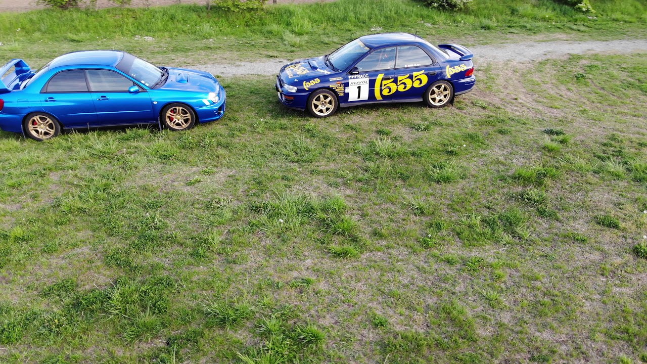 drone mavic air footage Subaru Impreza et subaru gt 555 mode "point d ...