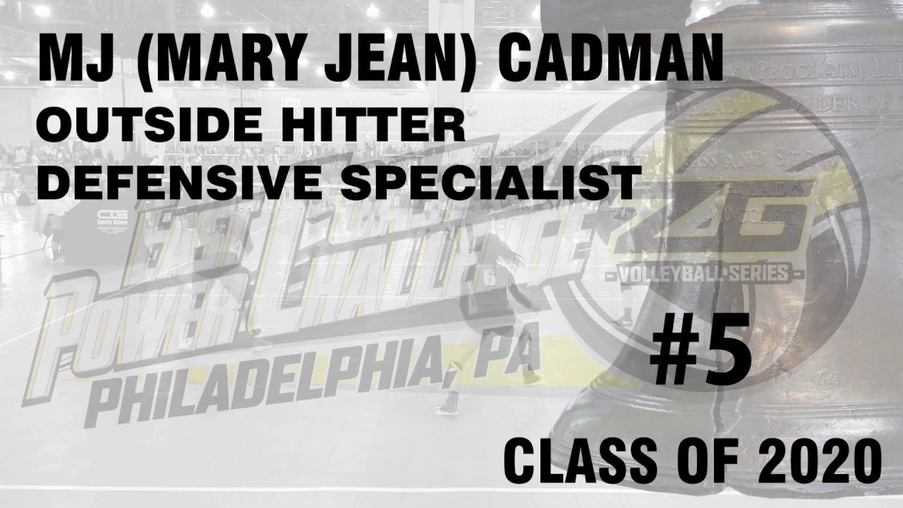 #5 MJ (Mary Jean) Cadman - Outside Hitter/Defensive Specialist - Class ...