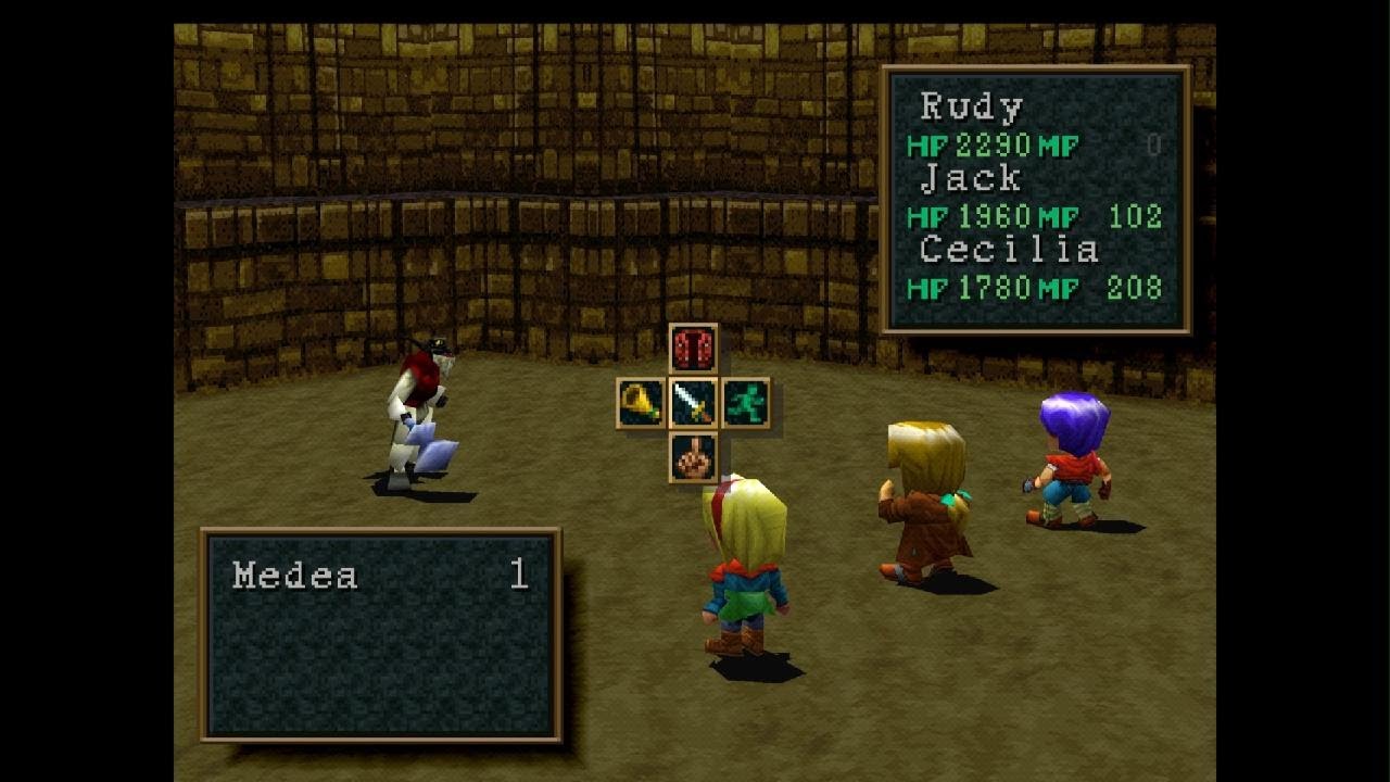 Wild Arms: Medea Boss Fight - YouTube