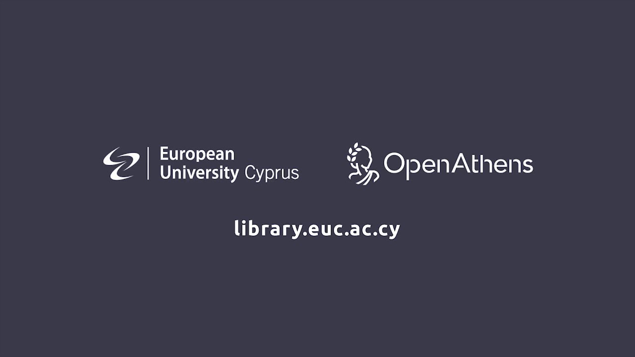 EUC OpenAthens Library - YouTube
