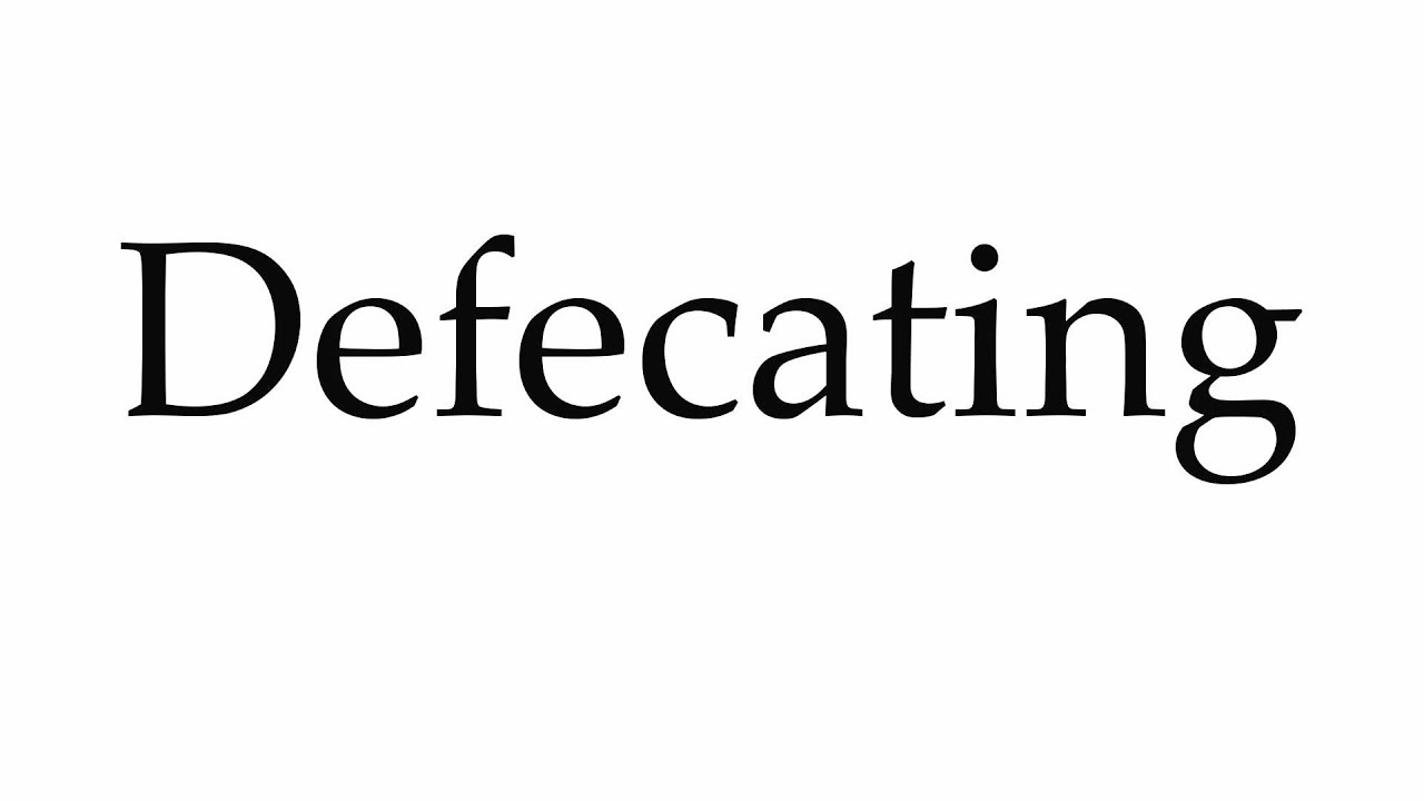 How to Pronounce Defecating - YouTube