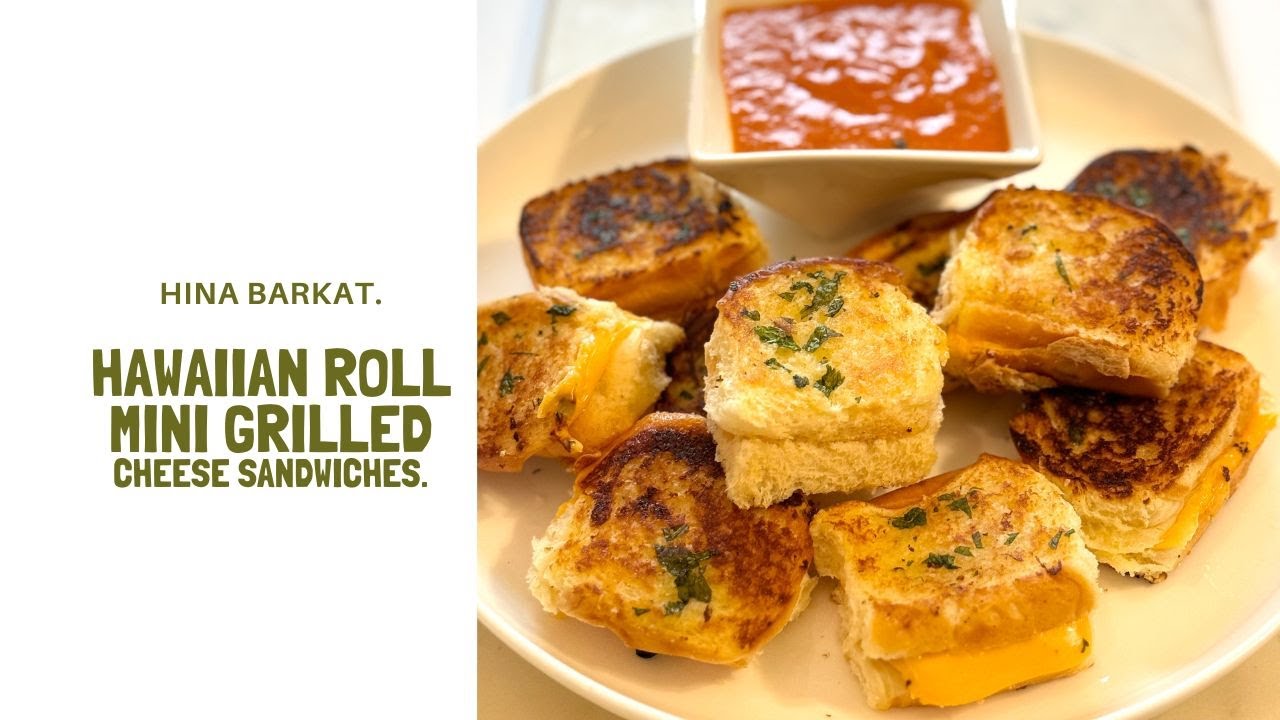 Hawaiian Roll Mini Grilled Cheese Sandwiches | Game-Day Recipes | Super ...