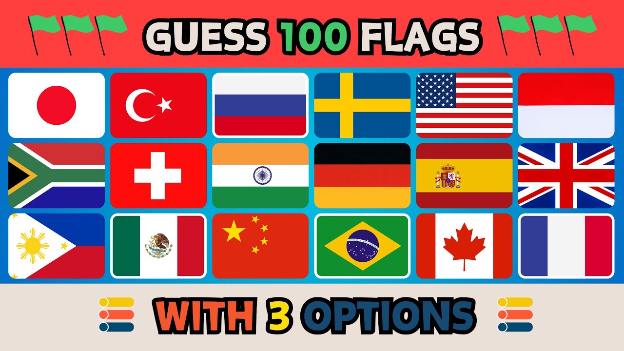 Guess the Flag Quiz with Options 🌍 | Test Your Geography Knowledge with ...