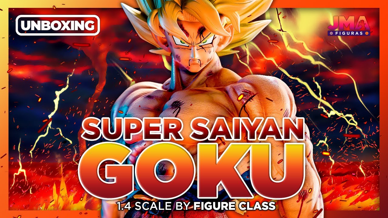 🐉NEW! DRAGON BALL Z: GOKU NAMEK Super Saiyan. Lava Version. 1/4 Figure ...