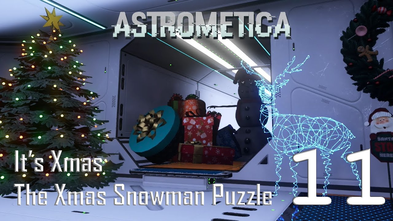 Astrometica - Part 11 "It's Xmas - The Xmas Snowman Puzzle" - Fiber ...