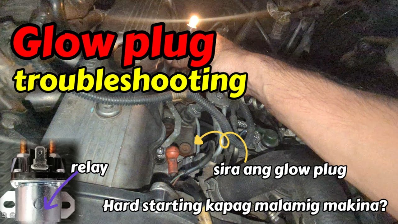 Hard start kapag umaga diesel engine | Mitsubishi adventure glow plug ...
