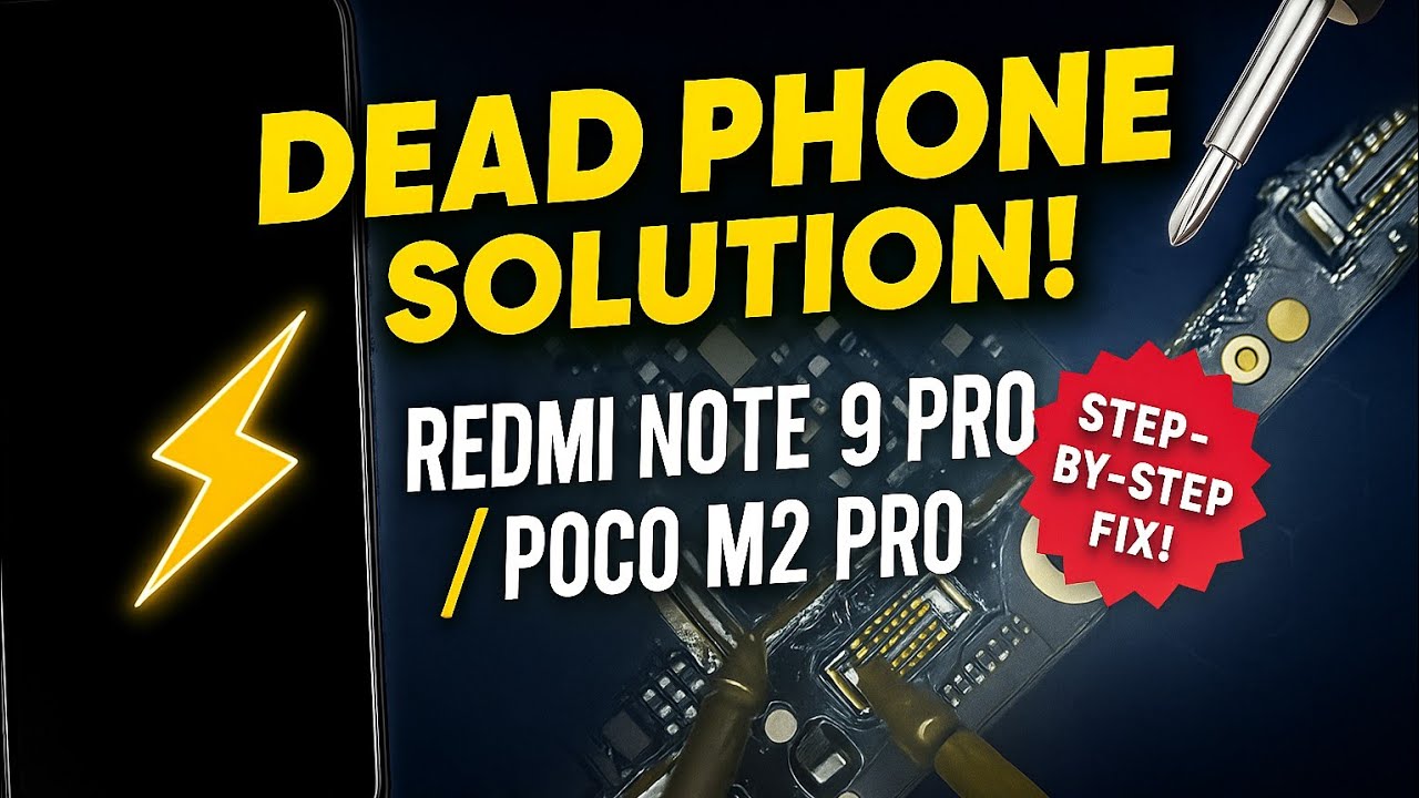Redmi Note 9 Pro / Poco M2 Pro Dead Solution - YouTube