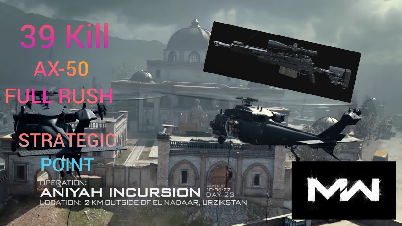 CALL OF DUTY MODERN WARFARE | GAMEPLAY AX-50 FULL RUSH | ON STRATEGIC ...