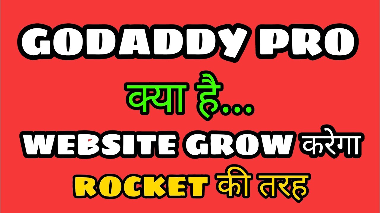 GODADDY PRO EXPLAIN | WHAT IS GODADDY PRO? | GODADDY PRO REVIEW ...