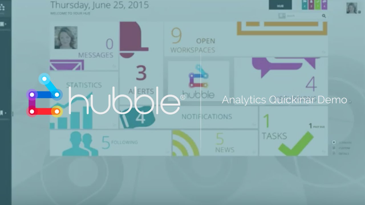 Hubble Analytics Quickinar Demo - YouTube