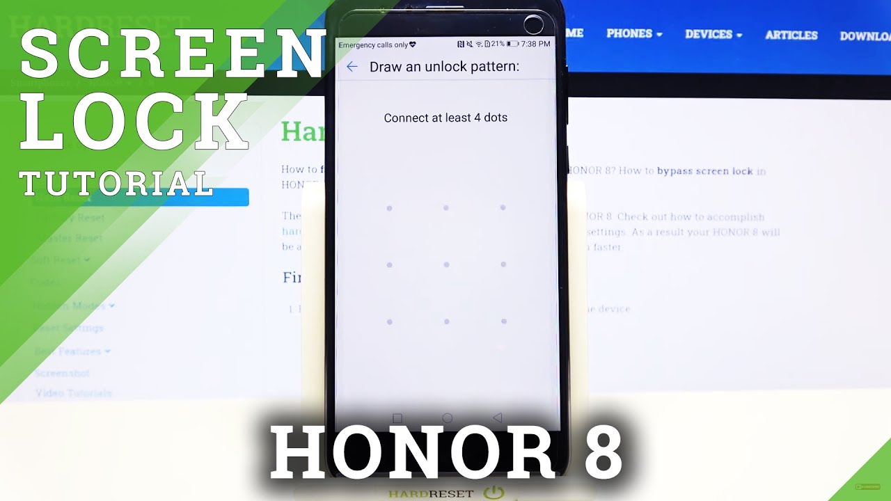 How to Add Screen Lock on HONOR 8 – Set Up Screen Lock - YouTube