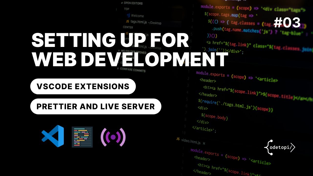 Setting Up For Web Dev | Extensions | #3 - YouTube