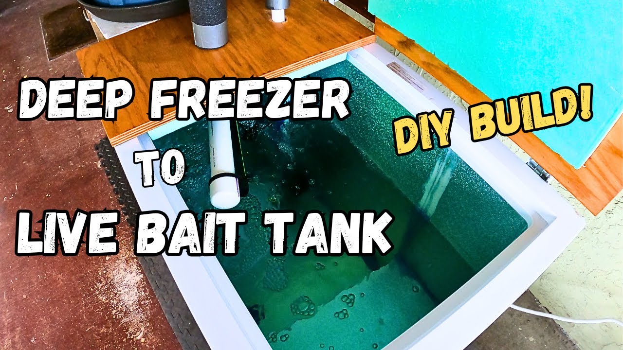 Build a Bait Tank from a Deep Freezer! STEP-BY-STEP - YouTube