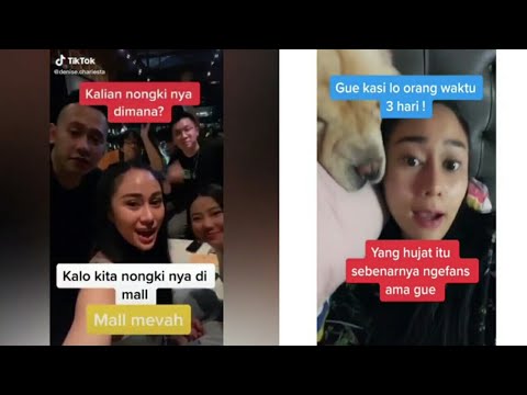 VIRAL !!! TIKTOK Denise Chariesta - Orang kaya nongkrongnya di mall mewah