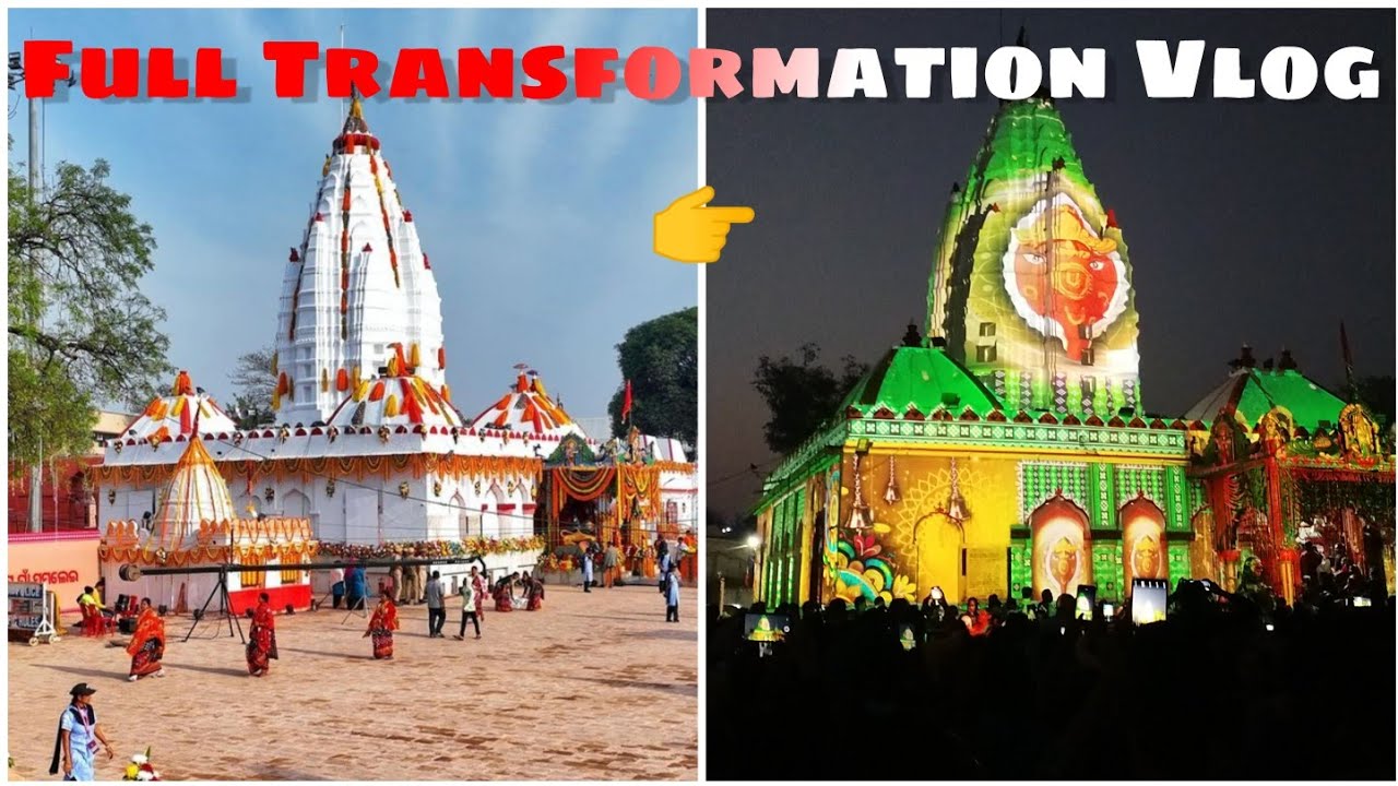Divine Transformation Of Maa Samaleswari Temple // Maa Samlei Mega ...