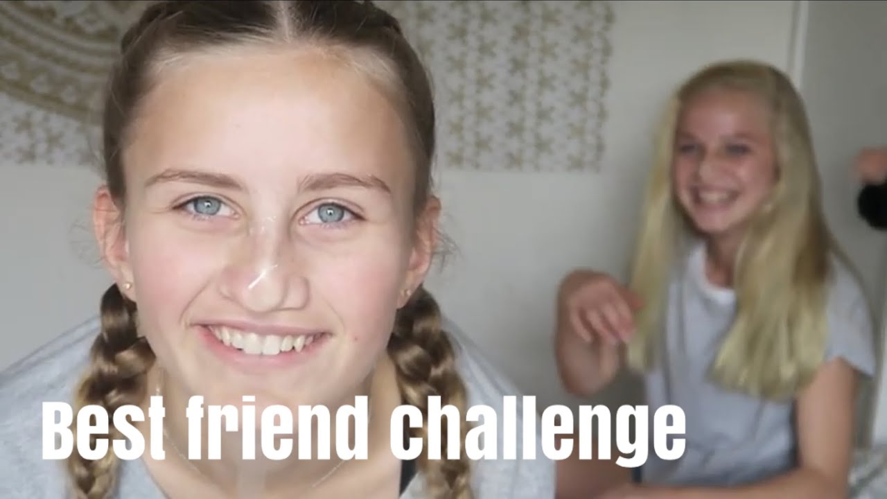 BEST FRIEND CHALLENGE taping our faces - YouTube