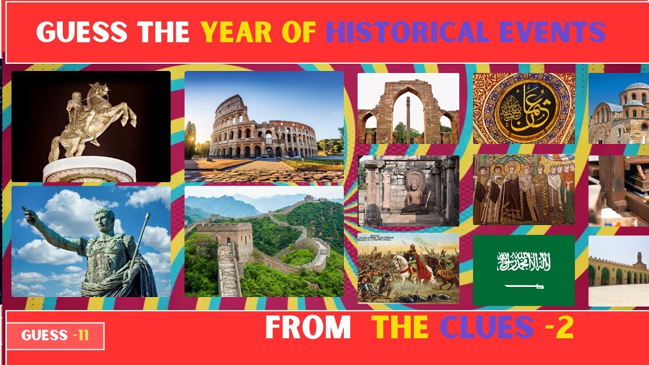 Guess the Year of the Historical Event -2 | Guess day 11 | The Quiz ...