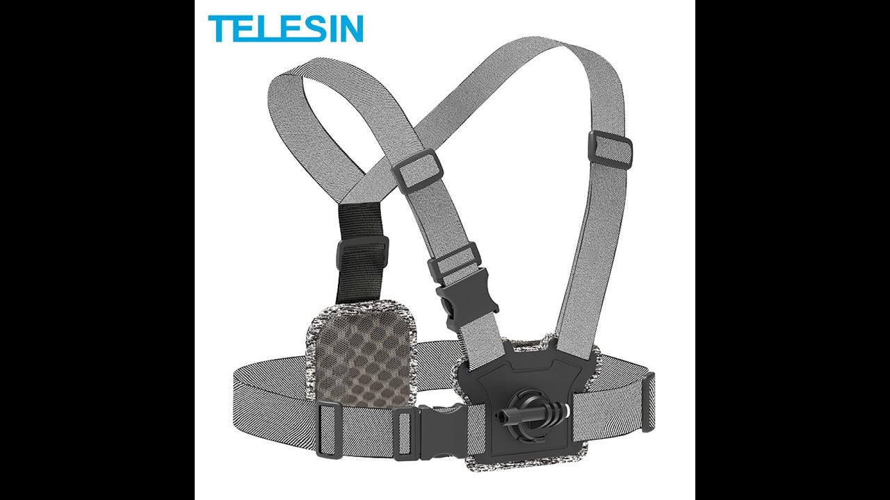 TELESIN Upgraded Chest Strap Mount Chesty for Action Camera - YouTube