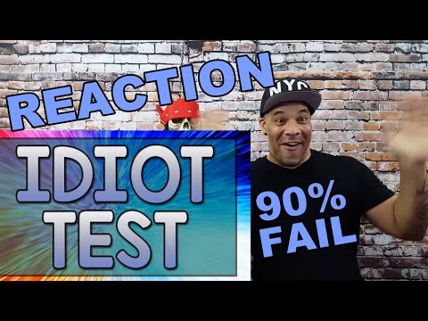 Idiot Test 90% Fail REACTION!!! - YouTube