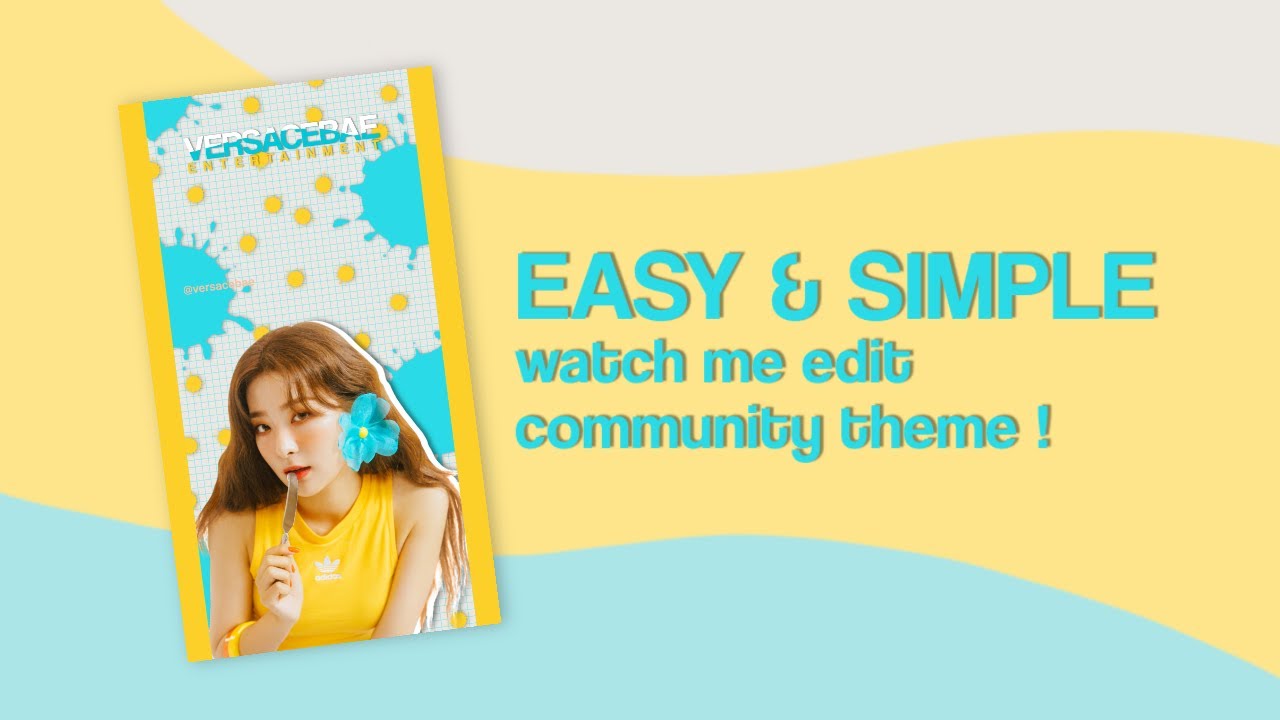 003 : WATCH ME EDIT EASY/SIMPLE COMM THEME ! 🏹 - YouTube