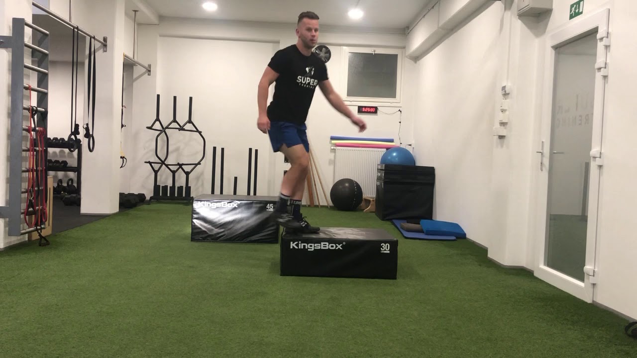 Altitude Landings with Rotations - Bilateral & Unilateral - YouTube