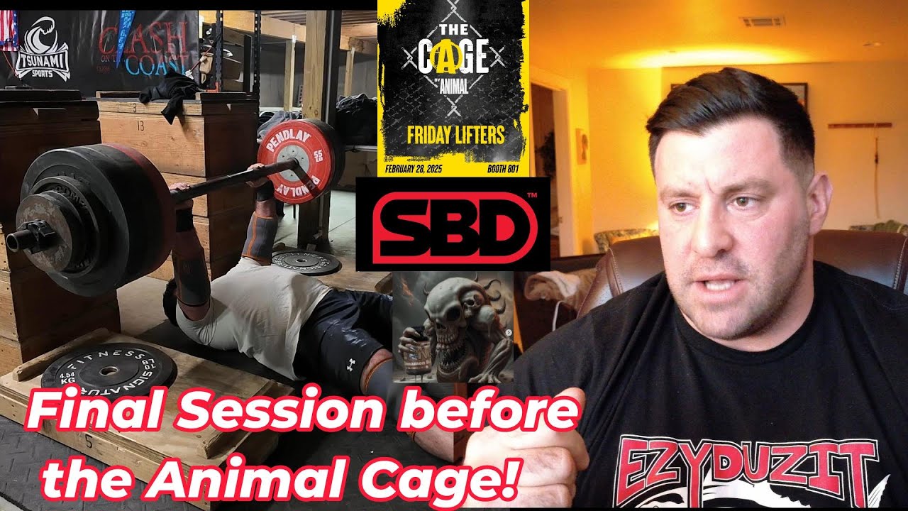Final Session before the Animal Cage! Training and Pre Arnold Vlog ...