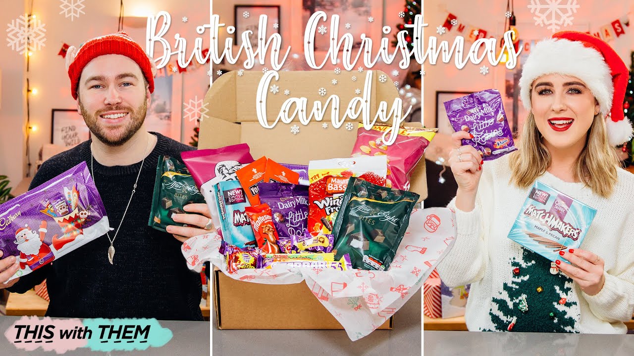 Trying British Christmas Candy - This With Them - YouTube