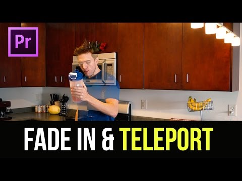 Teleport Fade In Effect - Adobe premiere pro 2017 (NO GREEN SCREEN NO ...