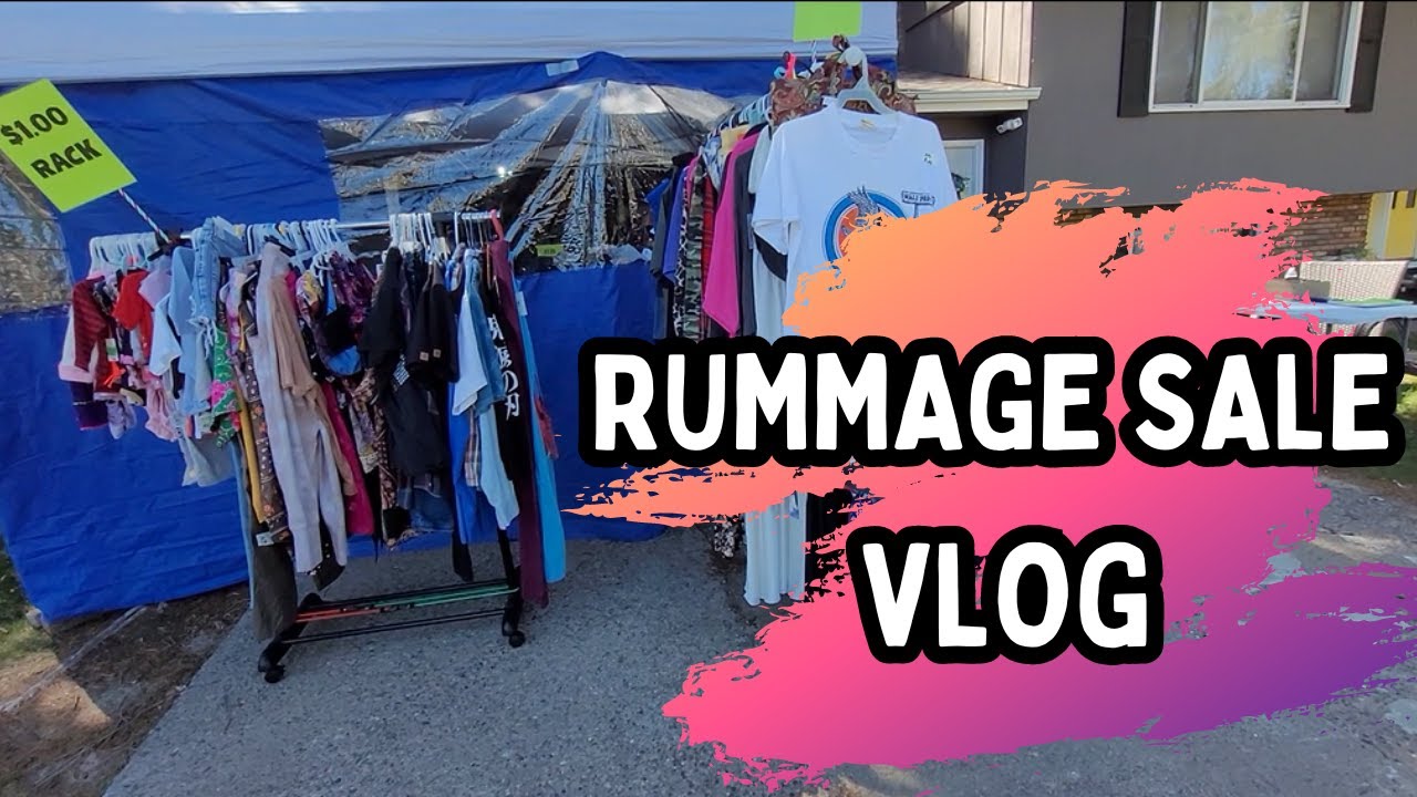 Rummage Sale Vlog | Full TIme Reseller | ThredUp Box - YouTube