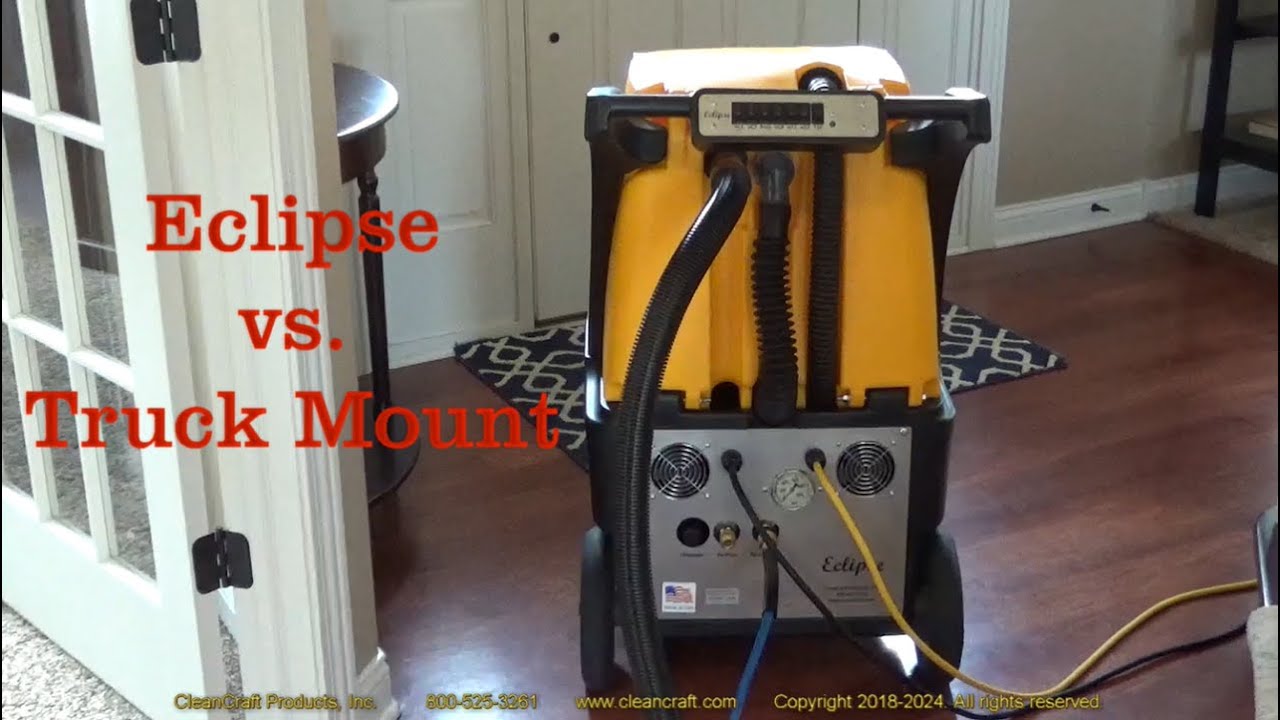 Eclipse vs. Truck Mount - Most Powerful Portable Extractor - Carpet Cleaning Machine - YouTube